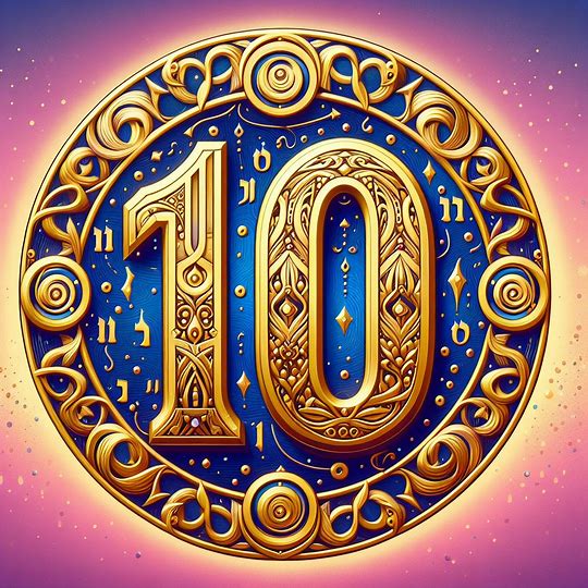Spiritual Significance of Number 10: Completeness and wholeness